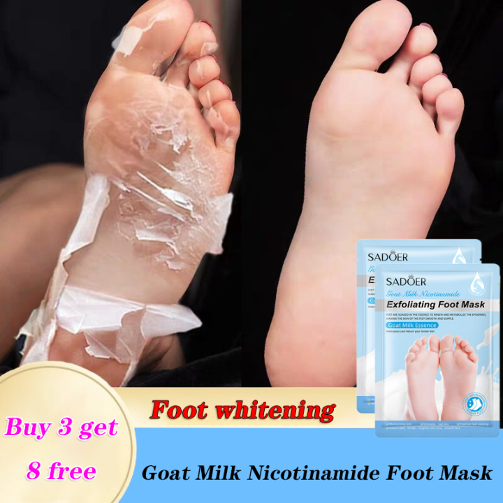 Goat Milk Nicotinamide Foot Mask Leg Mask Whitening Moisturizing Leg ...