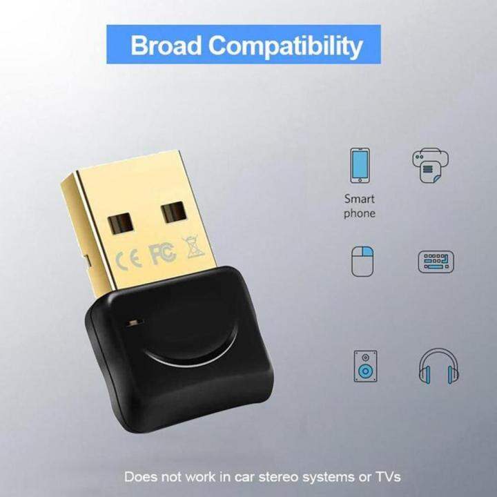 Ultra-Mini Bluetooth USB Dongle Adapter Wireless USB Audio Keyboard ...