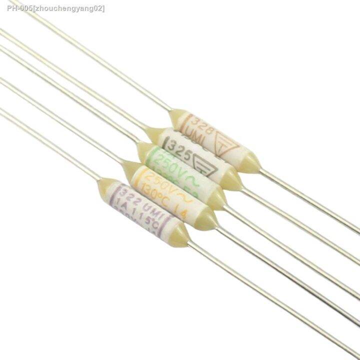 ♘⊙ 5pcs Thermal Fuse TF 115 130 133 139 150 Degree 1A 250V 322 323 324 ...