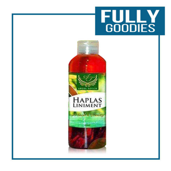 FULLY GOODIES Haplas Liniment by Angel Touch (60ml) | Lazada PH