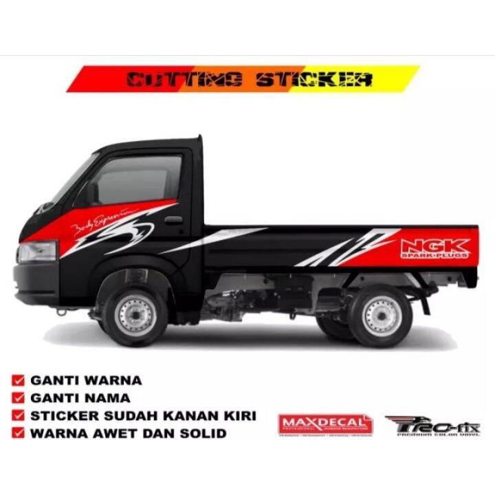 0145 sticker cutting mobil pick up new carry pick up banyak pilihan ...