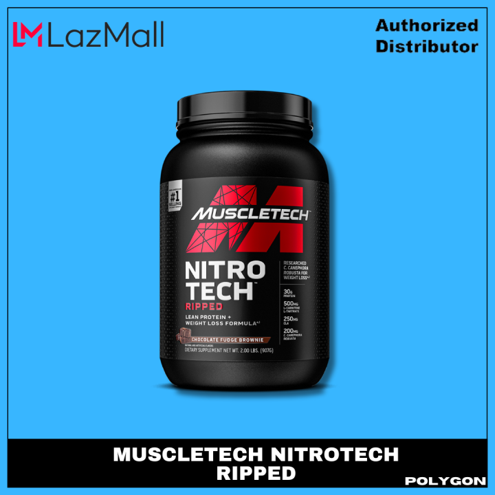 Ripped Mass Gainer Whey Protein Powder - Your Path to a Shredded Physique! Muscletech Nitrotech ...