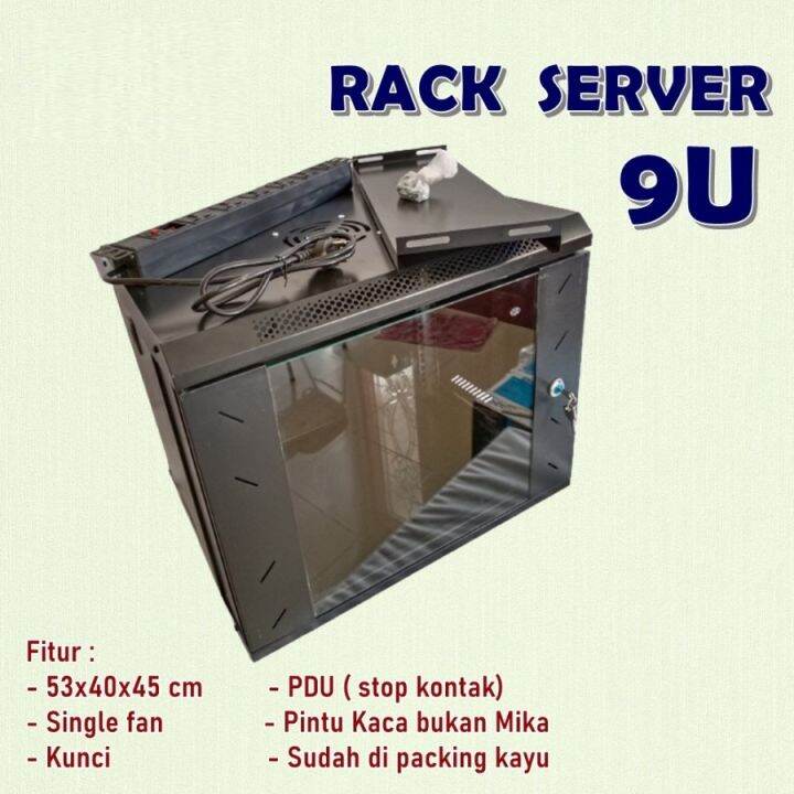 RAK RACK SERVER DVR CCTV - 9U | Lazada Indonesia