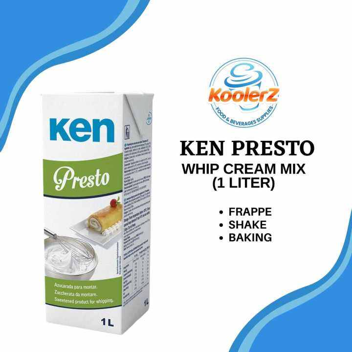 KEN PRESTO UHT Whip Cream 1L | Lazada PH