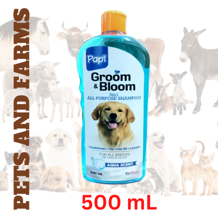 PAPI GROOM BLOOM SHAMPOO WITH CONDITIONER 500ML | Lazada PH