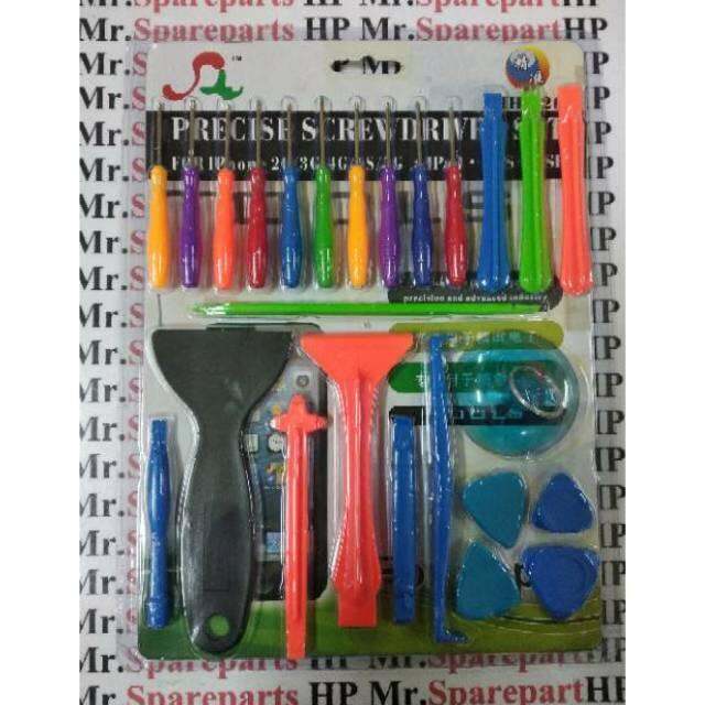 OBENG SET PLUS ALAT BUKA LCD DAN KESING ALL TIPE MERK HANDPHONE 25 IN 1 ...