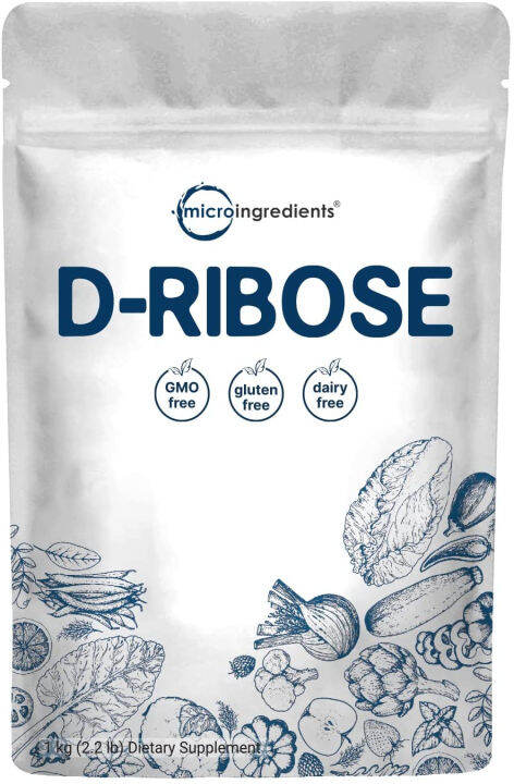 XKCC Store MICROINGREDIENTS Pure D Ribose Powder, 1 KG (2.2 Pound and ...