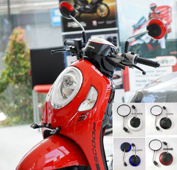 Spion retro Spion bulat honda scoopy genio pcx adv beat spacy | Lazada ...