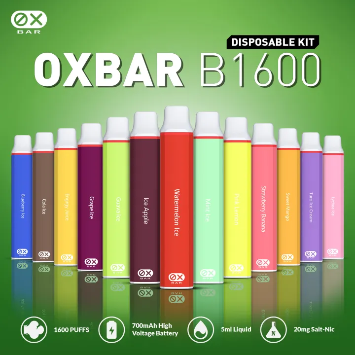 Original OXVA OXBAR DISPOSABLE POD 1600 Puffs | Lazada PH