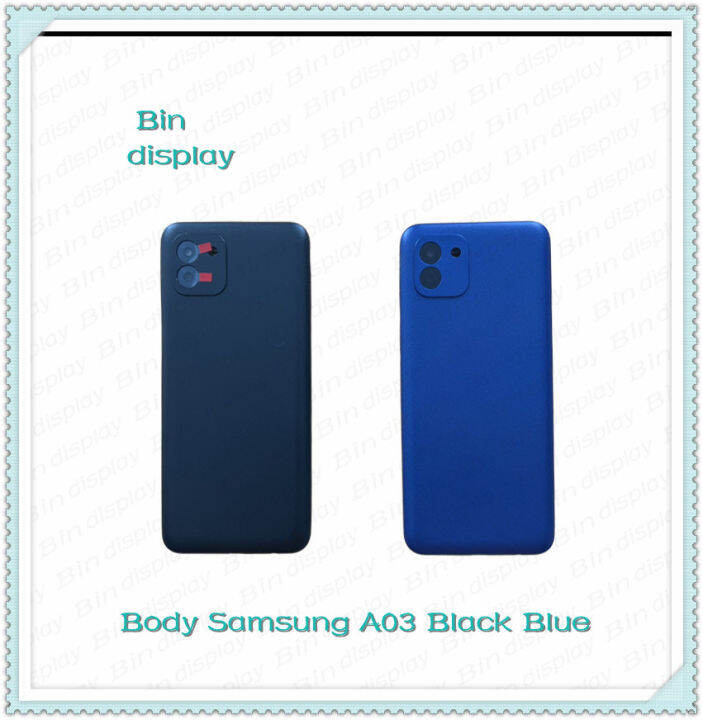 Body Samsung A03 อะไหล่บอดี้ เคสกลางพร้อมฝาหลัง Body อะไหล่มือถือ ...