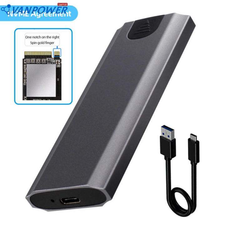 M.2 To USB Type C 3.1 External SSD Adapter 10Gbps NVME/NGFF Dual ...