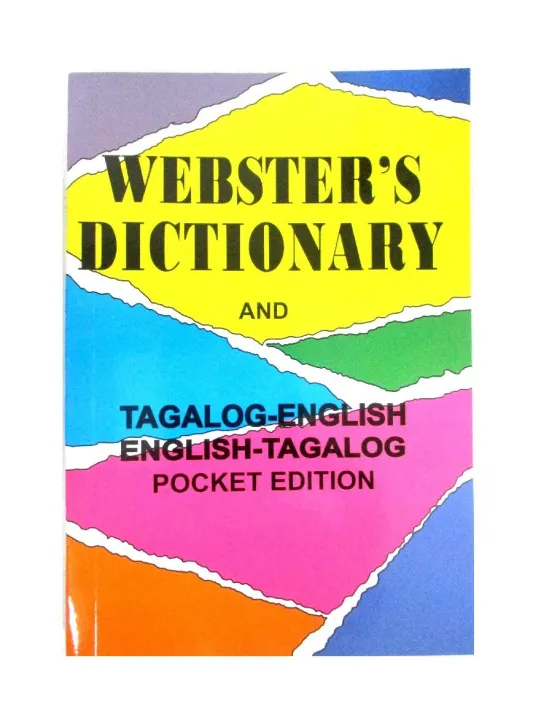 Webster's Dictionary and Tagalog English / English Tagalog Pocket ...