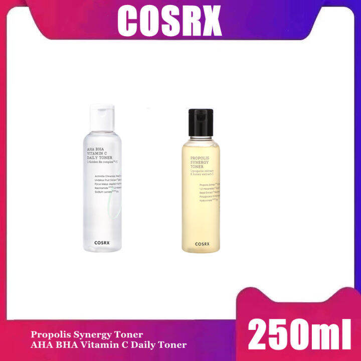 COSRX Propolis Synergy Toner 280ml / AHA BHA Vitamin C Daily Toner 280ml โทนเนอร์ที่มีส่วนผสมของ ...