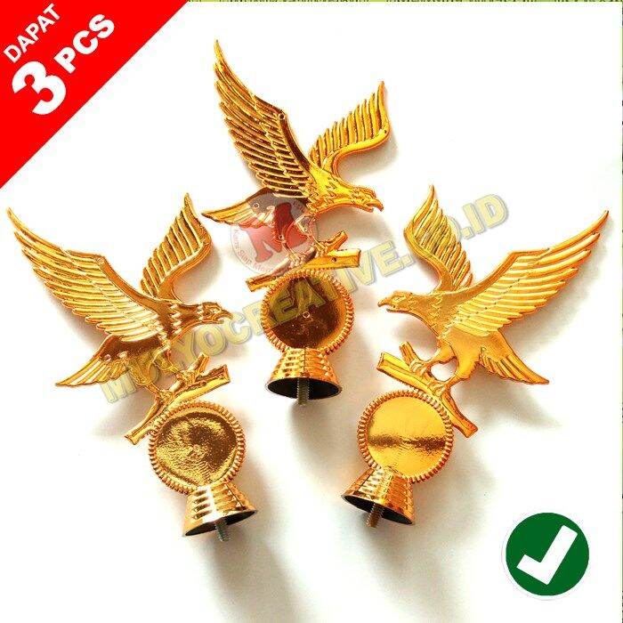 Spare Part Piala Bagian Atas - Figur Piala - Model Burung Garuda /3pcs ...