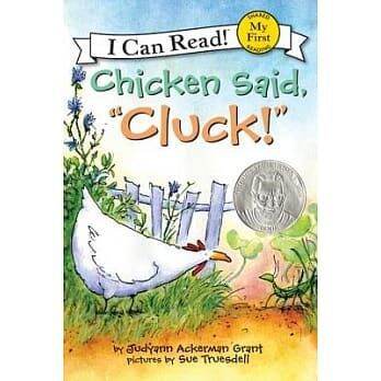 Original English picture book Chicken Said Cluck Chicken giggle English ...