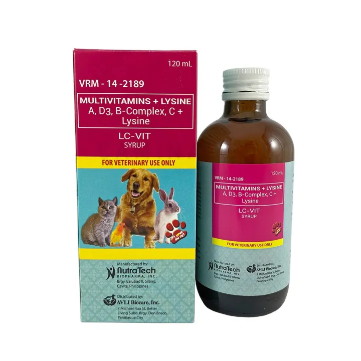 LC Vit Syrup multivitamin supplement for dogs and cats | Lazada PH