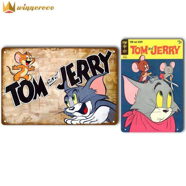 20x30cm Retro Metal Sign Plaque Vintage Cartoon Character Galvanized ...