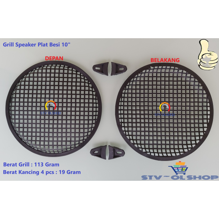 Grill Speaker 10" Besi / Ram Speaker Besi 10 Inch | Lazada Indonesia