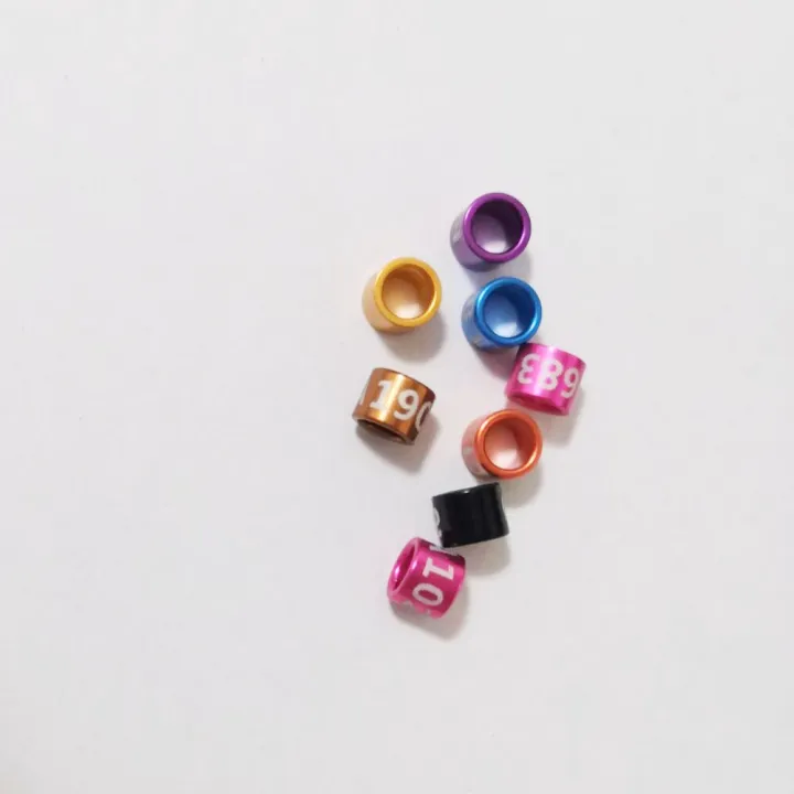 【high quality】30 Pcs/10 pcs Love birds foot ring 3.5mm/4mm/5mm/6mm/7mm ...