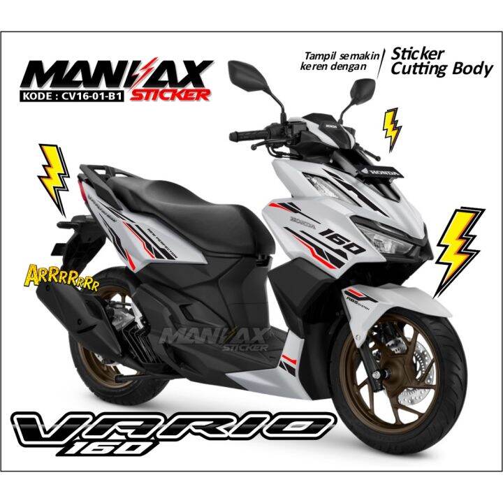 Cutting Sticker Vario 160 - Aksesoris Motor Stiker Honda All New Vario 160 2022 - Striping Vario ...