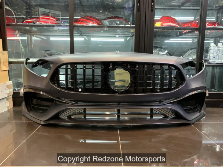 Mercedes W177 A45S front bumper with canard & GT Grille | Lazada