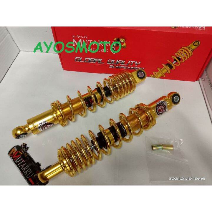 ♦SHOCK Dual Rear Shock 310mm GOLD MUTARO Brand Fit For.XRM,SMASH,SYM ...