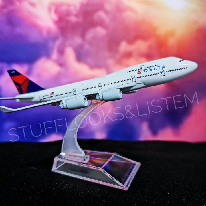 Diecast Airplane Model Delta Airlines (15CM) 1:400 | Lazada PH