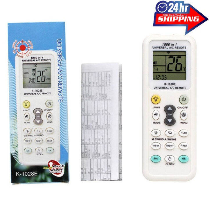 Universal Aircond Remote Control 1000 in 1 Air Conditioner Remote K ...