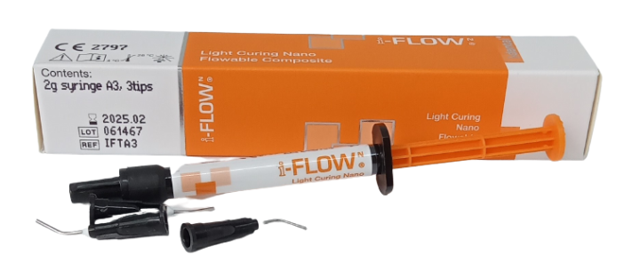 Komposit I-Light Flow Light Curing Nano Hybrid Flowable Composite I-Dental Restorative Material ...