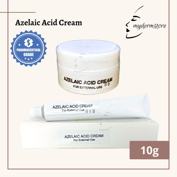 Azelaic Acid Cream 15% 20% ( jar / tube) 10g | mydermstore | Lazada PH