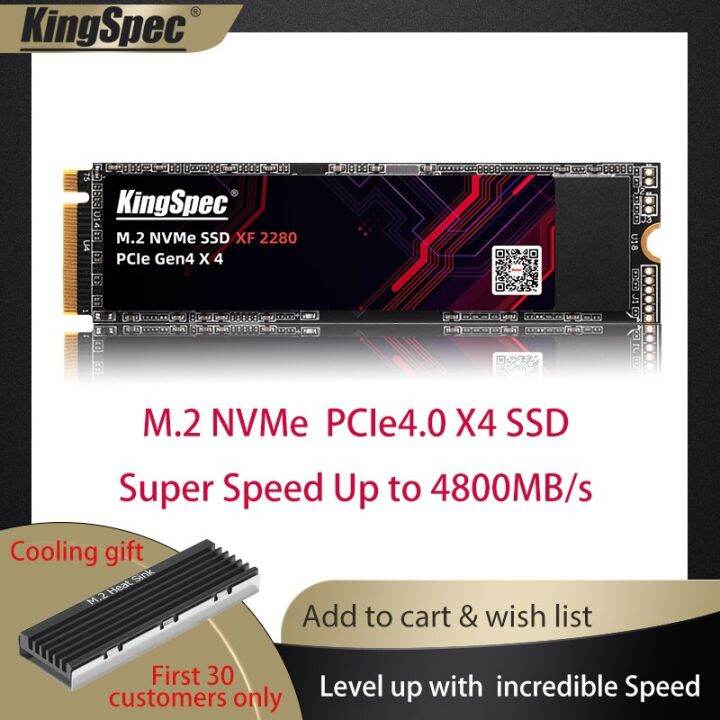 KingSpec nvme 512GB 1TB ssd m2 Nmve PCIe 4.0 SSD Pci express Internal ...