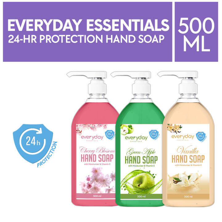 Everyday Essentials Hand Soap with 24-hr Protection 500ML | Everyday ...
