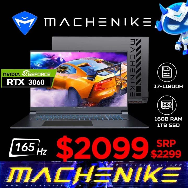 Machenike Gaming F117-7P FP117FV-RTX3060T 17.3 2K QHD (2560x1440) i7 ...