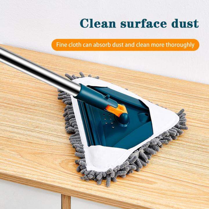 Splicing Telescopic Large Triangle Holder Household Cleaner Ceiling Car ...