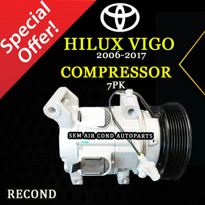 TOYOTA HILUX VIGO 2006-2017 YEAR RECOND COMPRESSOR/ KOMPRESOR (CAR ...