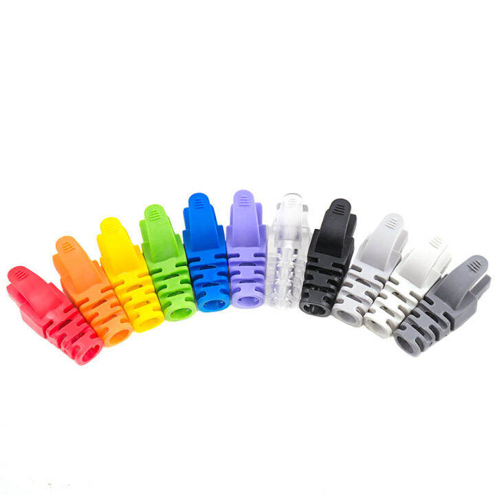 RJ45 Cat5 Cat6 Rubber Boot / Protective covers for RJ45 connectors 6 ...
