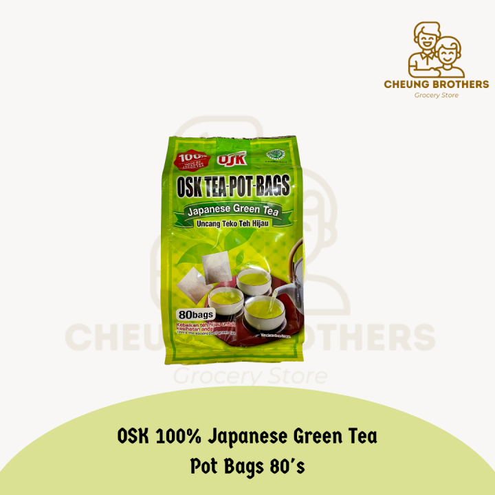 OSK 100% Japanese Green Tea Pot Bags 80's | Lazada
