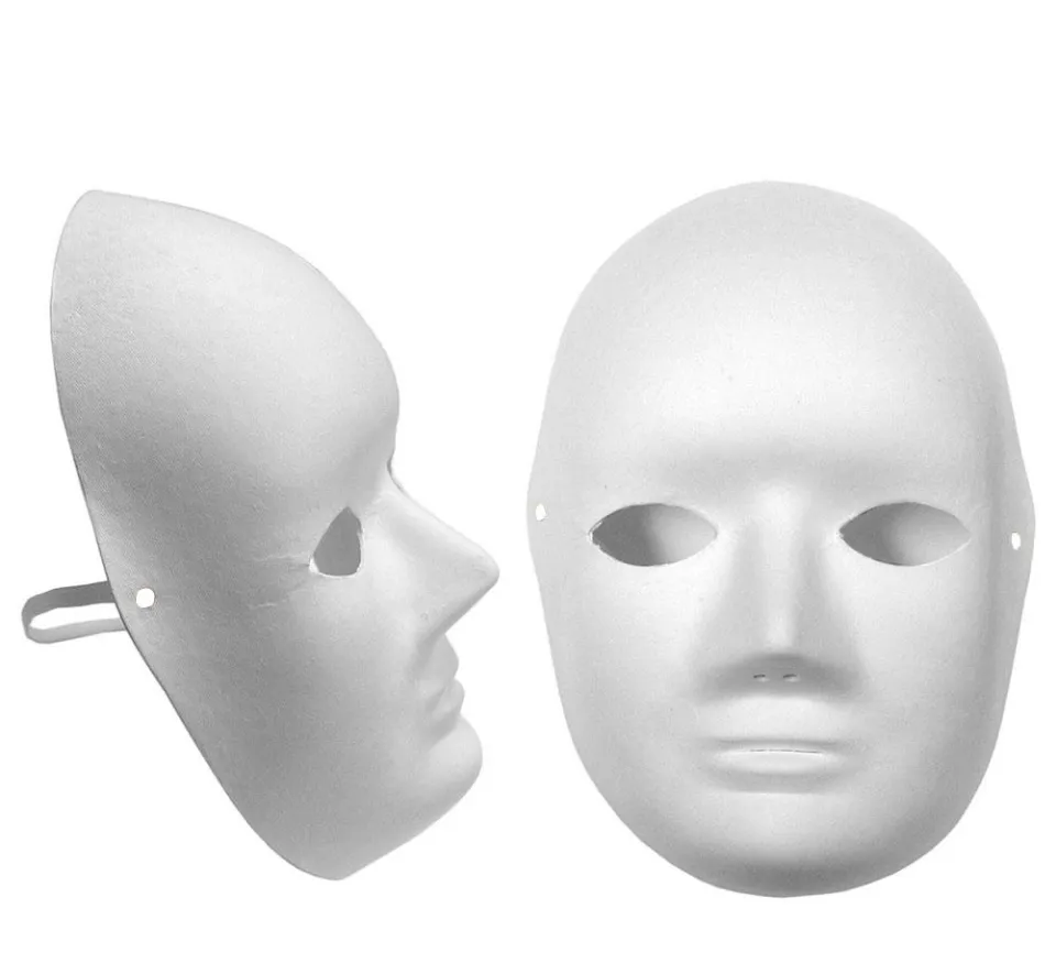 Blank White Masks