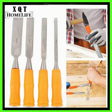 Wood Working Carving Chisel Set 4pcs / Firmer & wood handle chisel ...