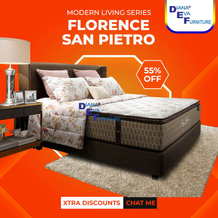 Florence San Pietro Full Set Kasur Springbed | Lazada Indonesia