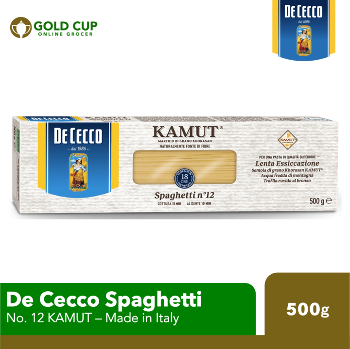 De Cecco KAMUT Spaghetti n° 12 Pasta 500g | Lazada PH