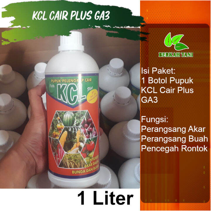 Pupuk KCL Cair Flora KCL Plus GA3 1 LIter Bintang Berkah | Lazada Indonesia
