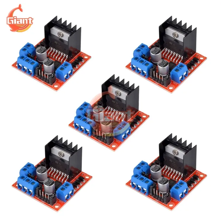 5PCS L298N Motor Driver Board Module Stepper Motor Breadboard Peltier ...