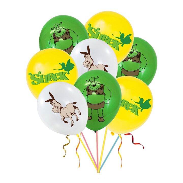 Shrek Fiona Birthday Party Theme Balloon Decoration Set Kids Cute ...