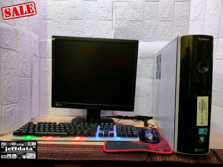 Computer set package Intel Core2Duo 2.5-2.9Ghz 2gb ddr2 160gb hdd 17 ...