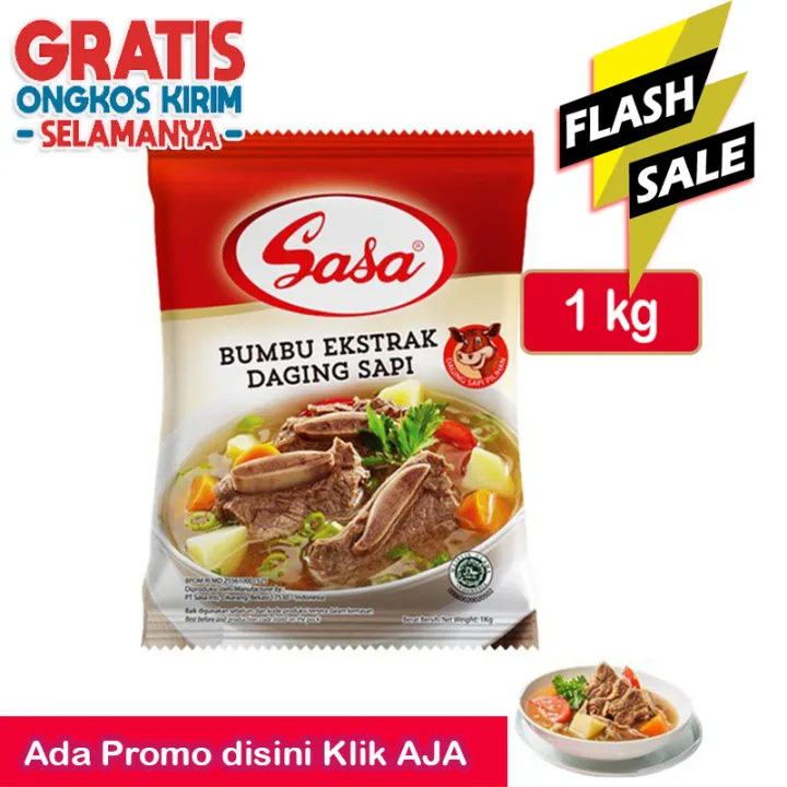 Sasa Bumbu ekstrak daging sapi Pelezat Rasa Sapi 1 kg | Lazada Indonesia