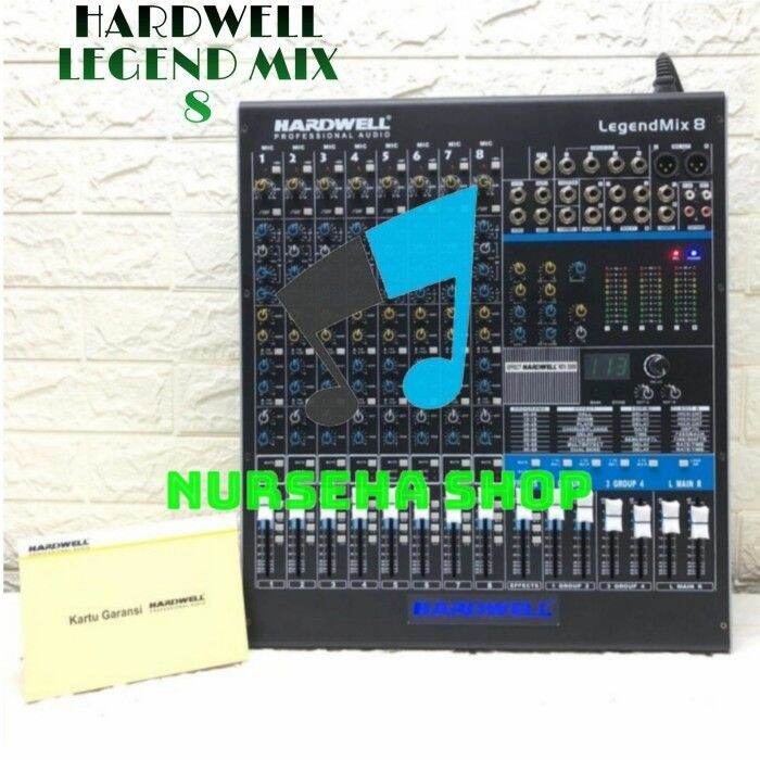 MIXER AUDIO HARDWELL LEGEND MIX 8 ORIGINAL 8CHANNEL BLUETOOTH-USB ...