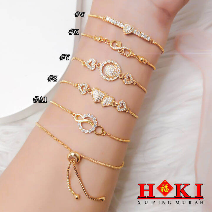 Gelang Serut Terbaru Banyak Model Dan Pilihan Lapis Emas Dan Permata ...