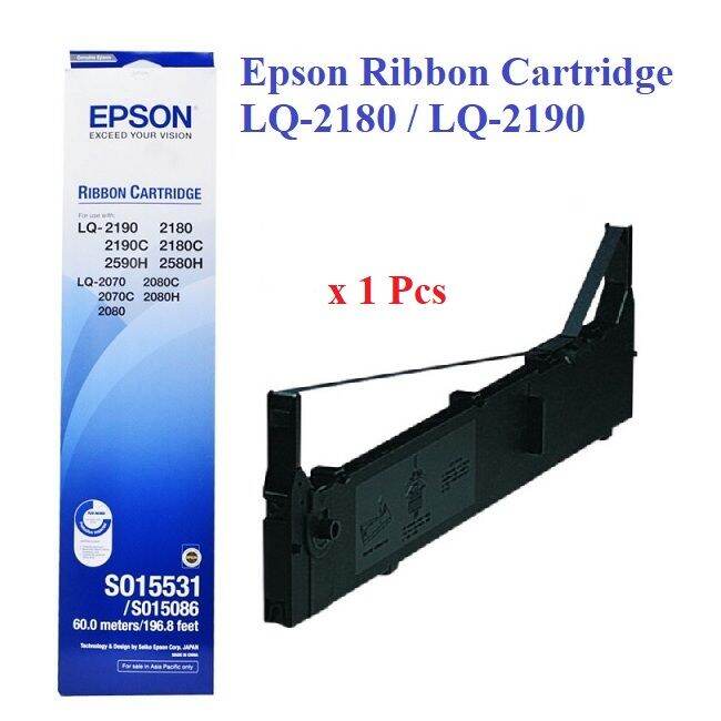 Epson LQ-2180 / 2190 Ribbon Cartridge (1 Pcs) | Lazada