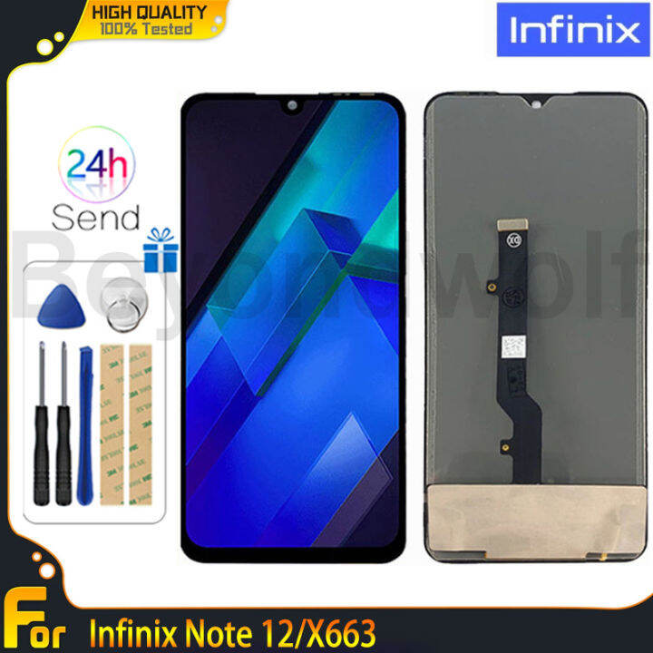 Beyondwolf หน้าจอจอ LCD แบบดั้งเดิมสำหรับ Infinix Note 12 X663หน้าจอ ...